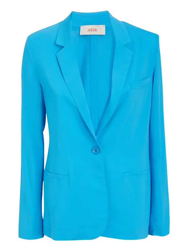 JUCCA Single-button Blazer - Blue