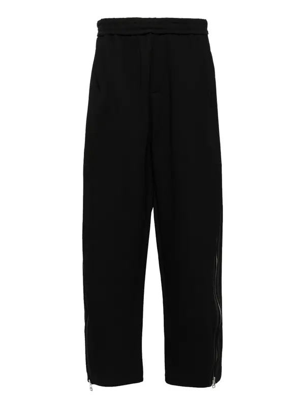 CROQUIS Side-zip Track Pants - Black
