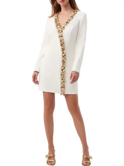 Trina Turk Darliah Cocktail Dress - Winter White