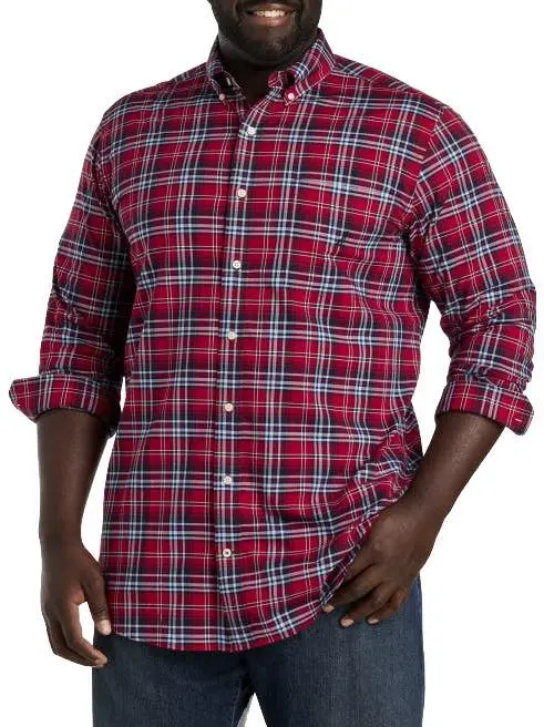 NAUTICA Plaid Sport Shirt - Nautical Red