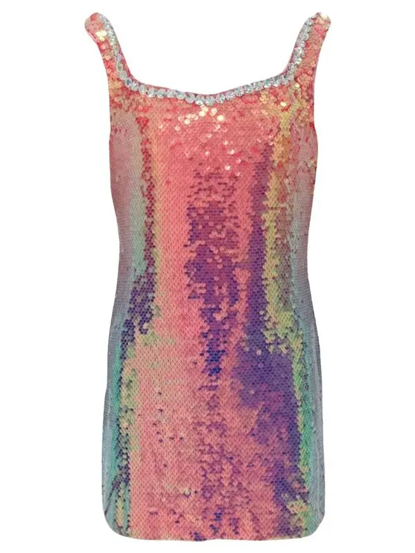 LOLA + THE BOYS Sequin Embellished Mini Dress - Multicolor