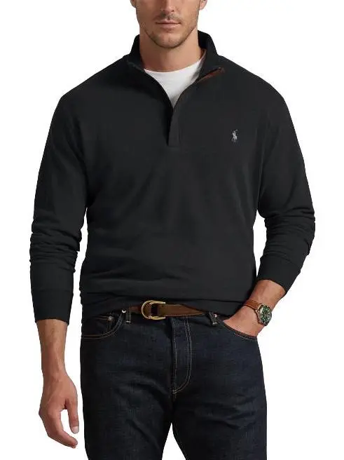 Polo Ralph Lauren Luxe Quarter-zip Pullover - Black