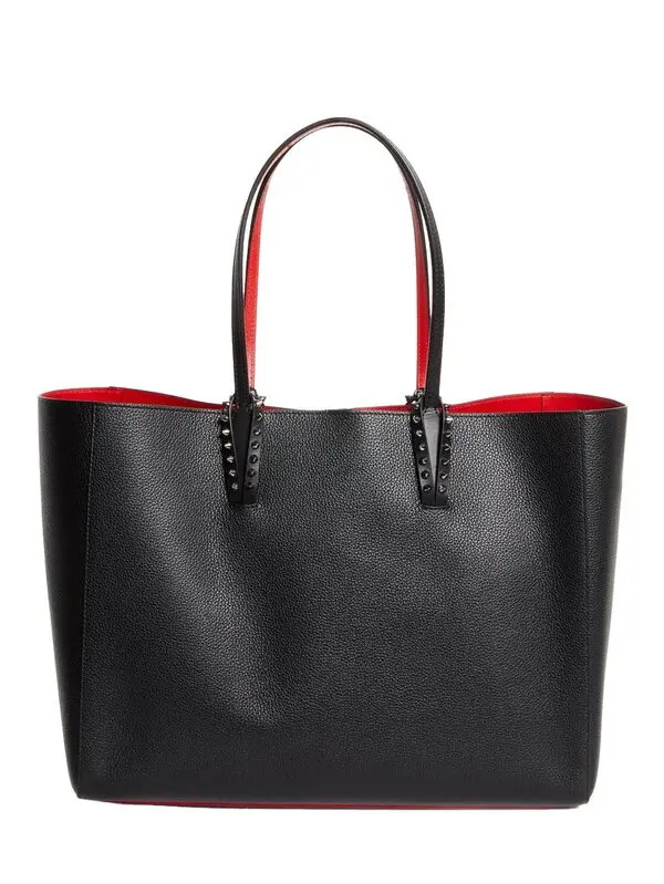 CHRISTIAN LOUBOUTIN Large Cabata Tote - Black/ Gun Metal