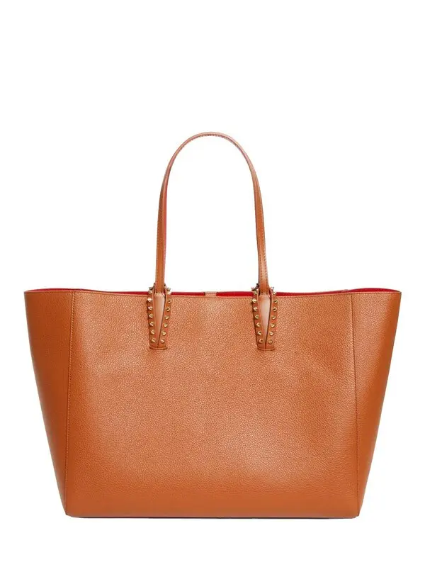 CHRISTIAN LOUBOUTIN Large Cabata Tote - Cuoio/gold