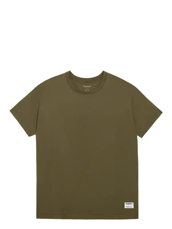 DRUTHERS NYC Heavyweight Organic Cotton T-shirt - Capulet Olive