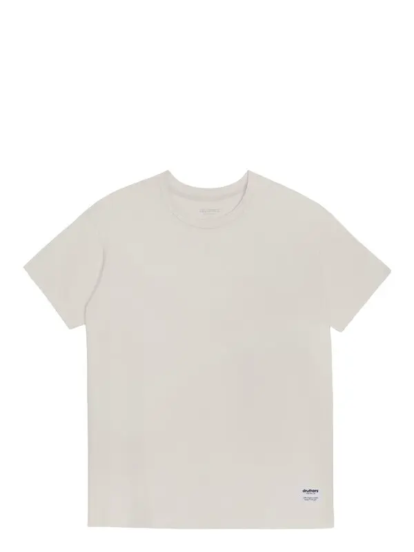 DRUTHERS NYC Heavyweight Organic Cotton T-shirt - Ecru