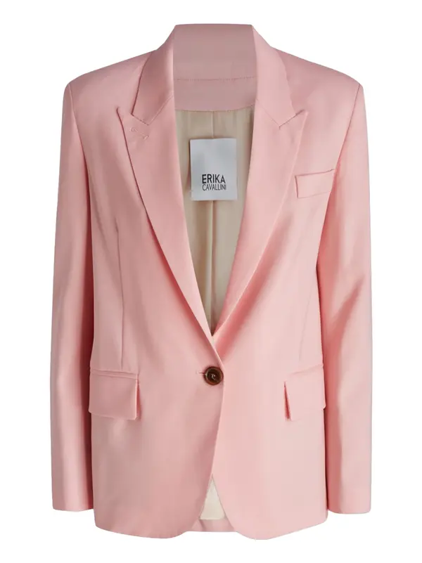 Erika Cavallini Single-breasted Blazer - Pink