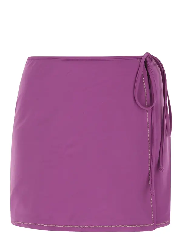 REINA OLGA Behati Mini Skirt - Purple