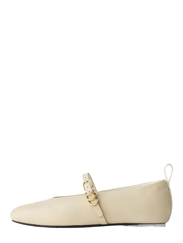 Rag & Bone Spire Mary Jane Flats - Greige