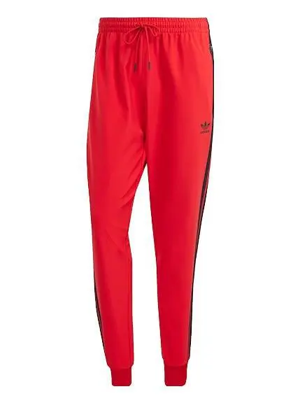 Adidas Sst Bonded Track Pants - Better Scarelet Red/black