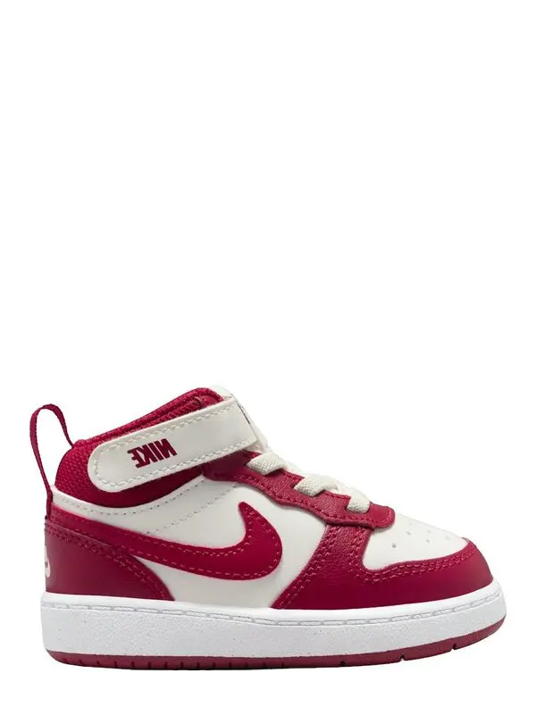 Nike Court Borough Mid 2 Sneakers - Sail/white/gym Red