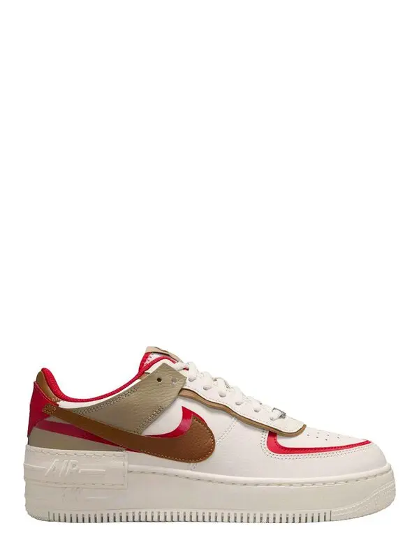 Nike Air Force 1 Low Shadow Sneakers - Phantom/fire Red/khaki