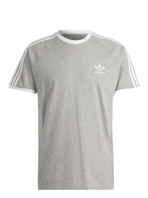 Adidas Adicolor Classics 3stripes Tee Shirt - Medium Grey Heather