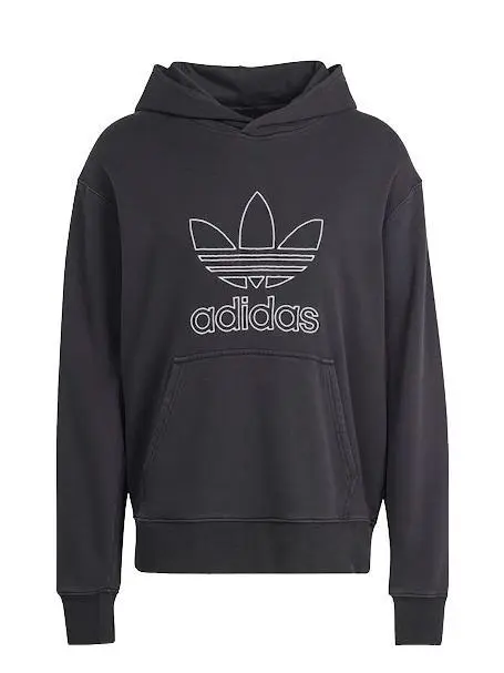 Adidas Adicolor Outline Trefoil Hoodie - Black