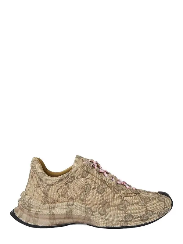 Gucci Run Monogram Sneakers - Beige/ebony