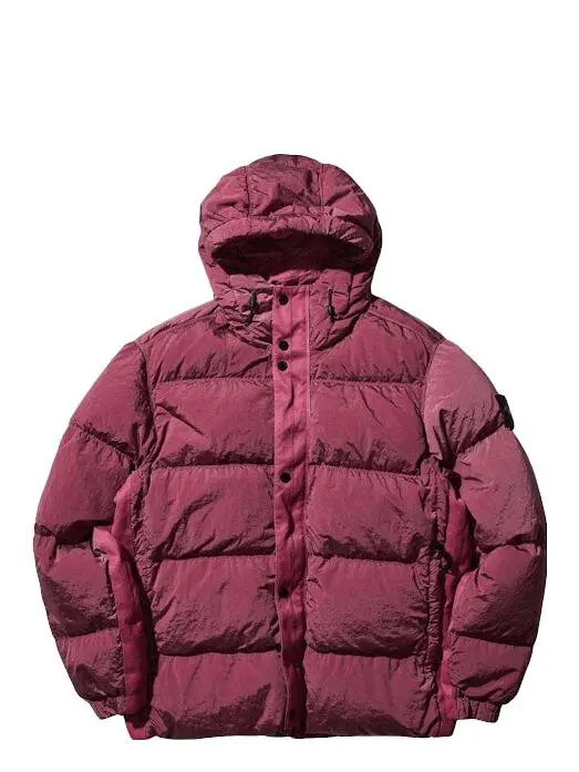Stone Island Nylon Metal Hooded Down Jacket - Rose Quartz