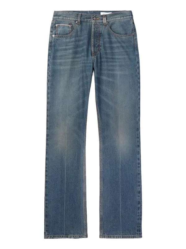 Alexander McQueen Straight-leg Jeans - Blue
