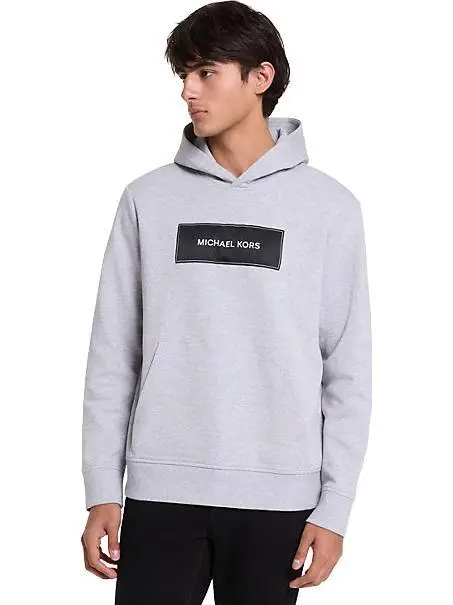 Michael Kors Logo Cotton-blend Hoodie - Brown