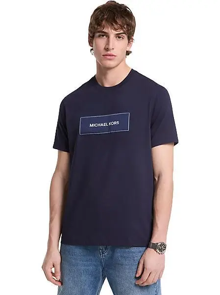 Michael Kors Logo Cotton T-shirt - Blue