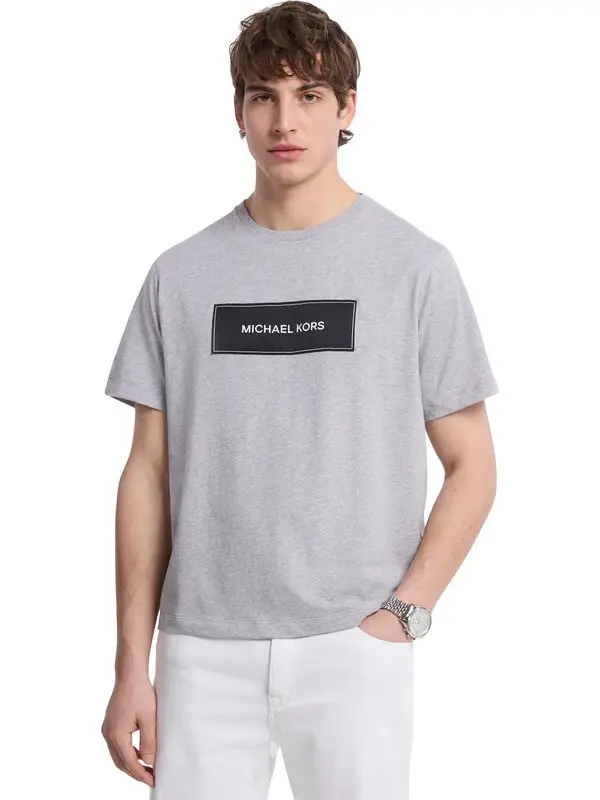 Michael Kors Logo Cotton T-shirt - Brown