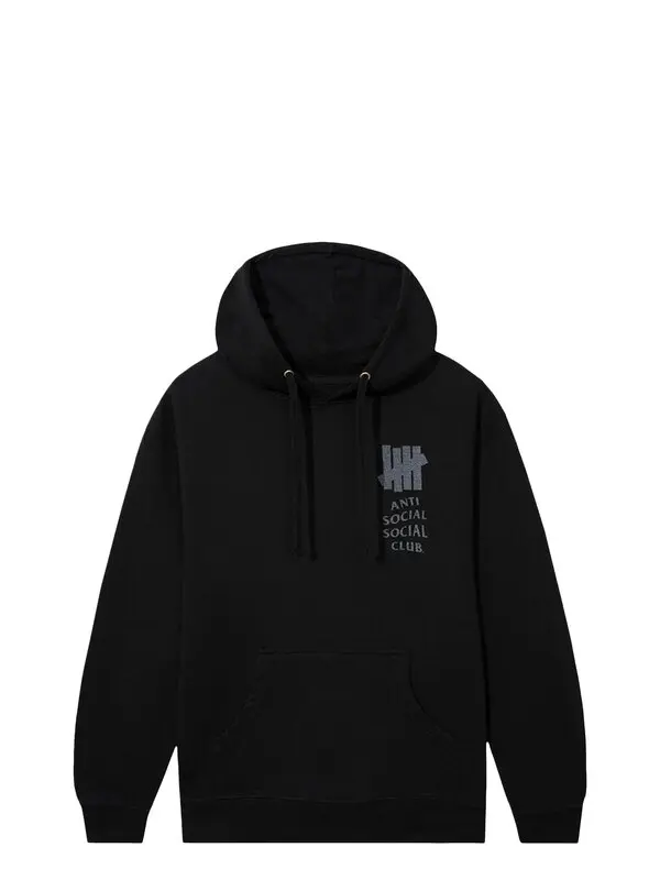 ANTI SOCIAL SOCIAL CLUB X Undefeated Lock 3m Hoodie - Black