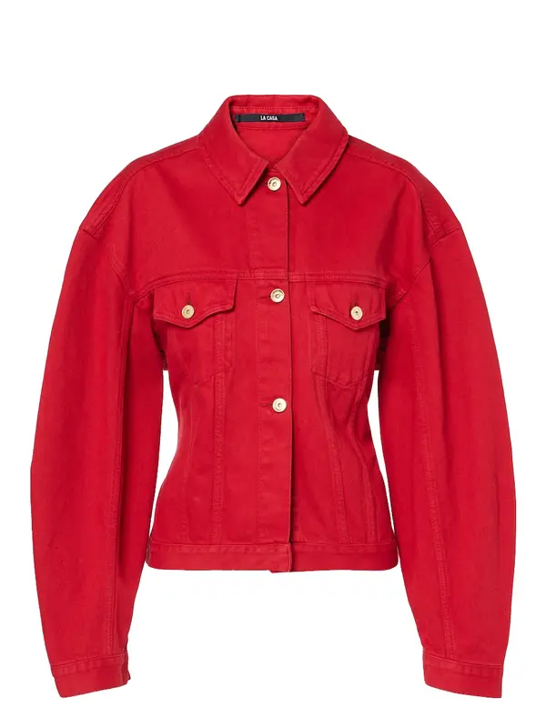 Jacquemus De-nîmes Denim Jacket - Red