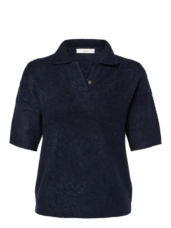 Vince Silk And Cashmere-blend Sweater - Blue