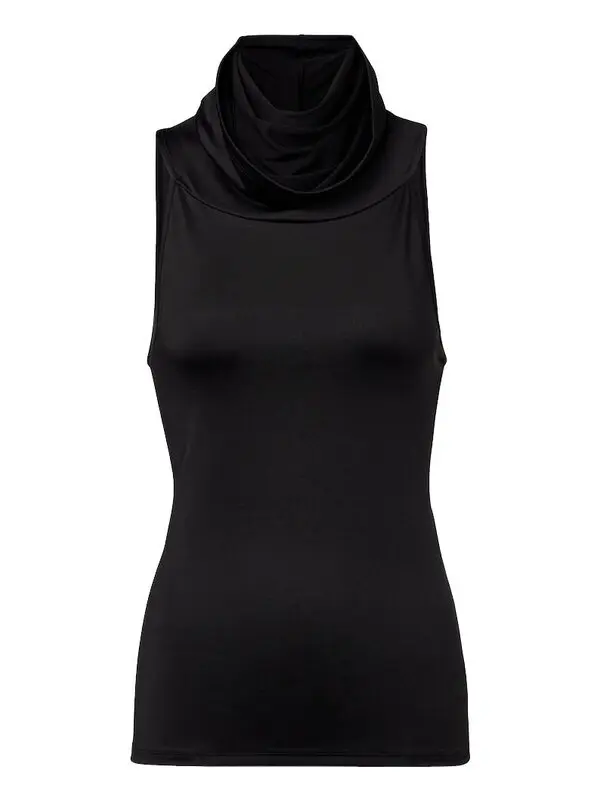 Victoria Beckham Draped Top - Black