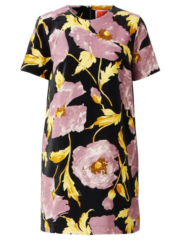 La DoubleJ Floral Cotton Mini Dress - Multicoloured