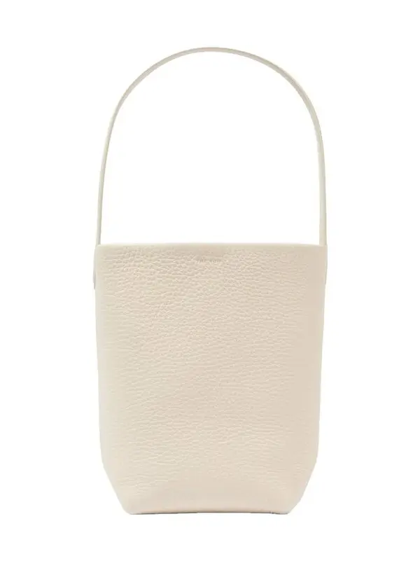 THE ROW N/s Park Small Leather Tote Bag - White