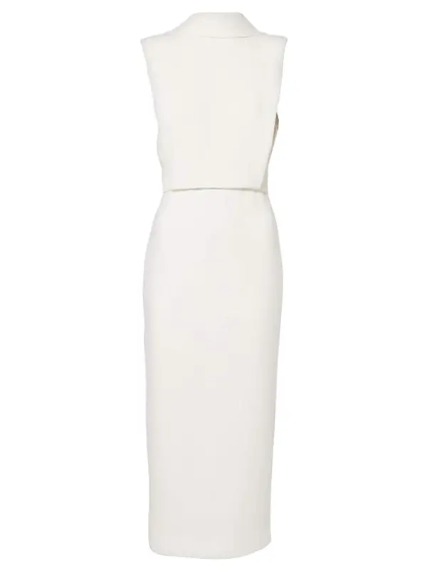 Roland Mouret Cady Midi Dress - White