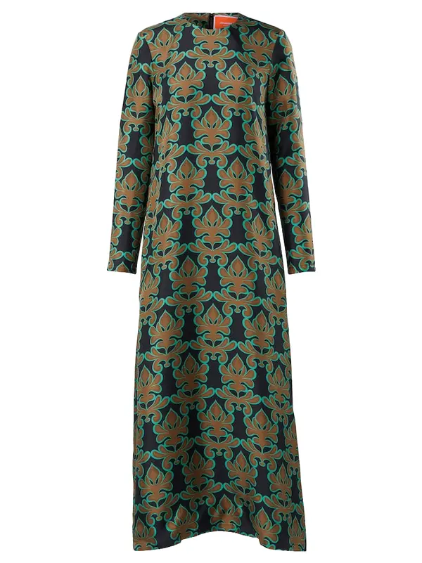 La DoubleJ Swing Printed Midi Dress - Multicoloured