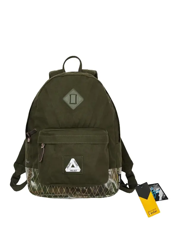 PALACE Xpac Cotton Canvas Backpack - Olive
