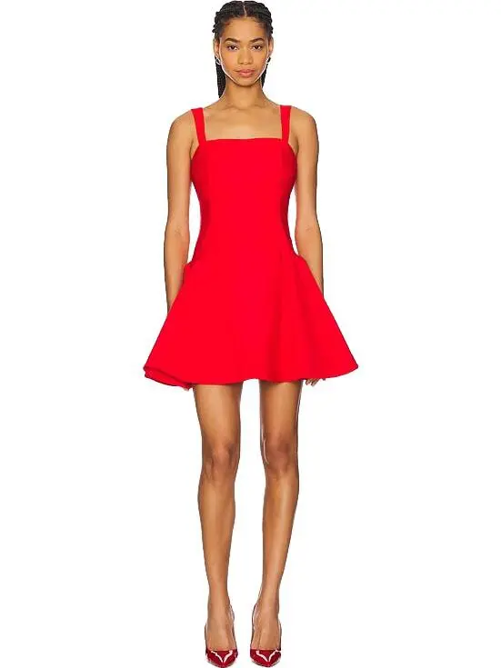 Simkhai Sadie Sleeveless Mini Dress - Fiery Red