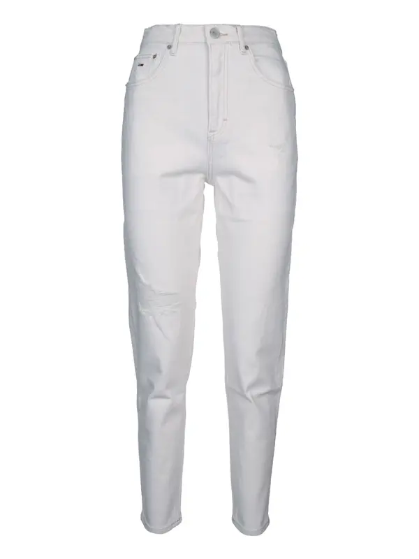 Tommy Hilfiger Distressed Skinny Jeans - White