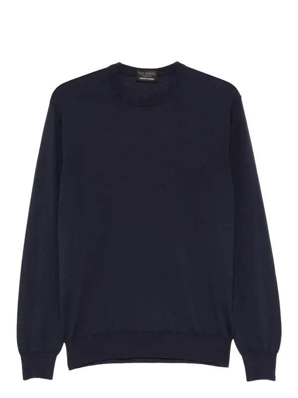 DELL'OGLIO Fine-knit Sweater - Blue