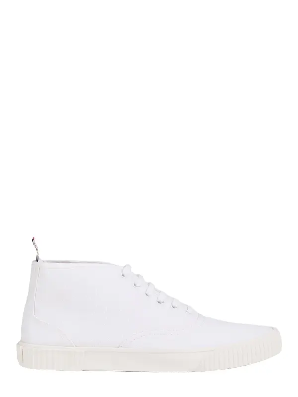 Thom Browne Canvas Sneakers - Ivory