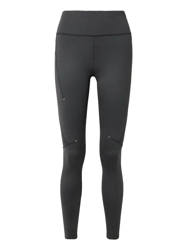 On Performance Winter Brushed-stretch Leggings - Gray