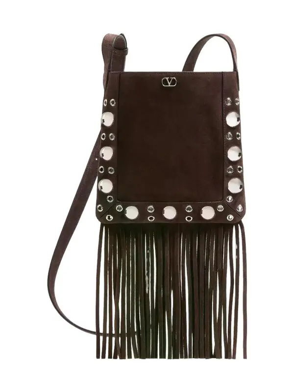 Valentino Garavani Small Nellcote Shoulder Bag - Brown