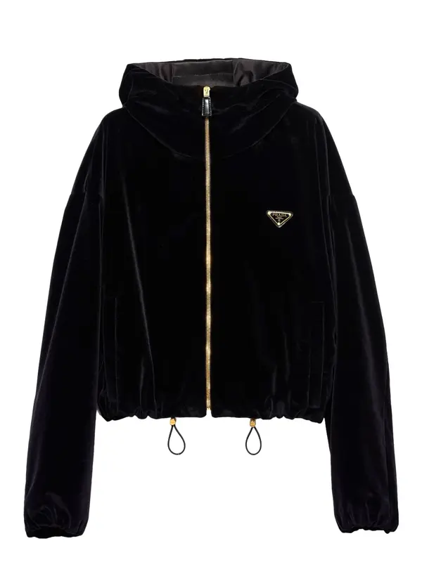Prada Velvet Jacket - Black