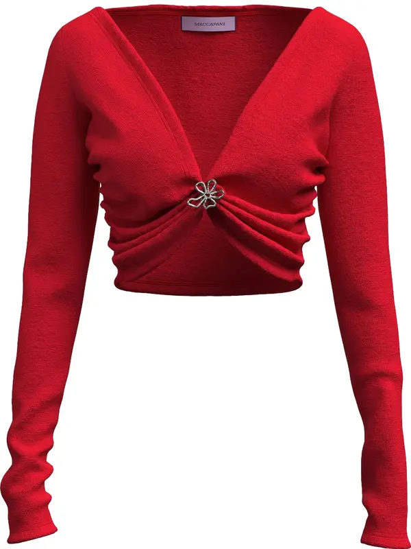 MARGHERITA MACCAPANI Angela Top - Red