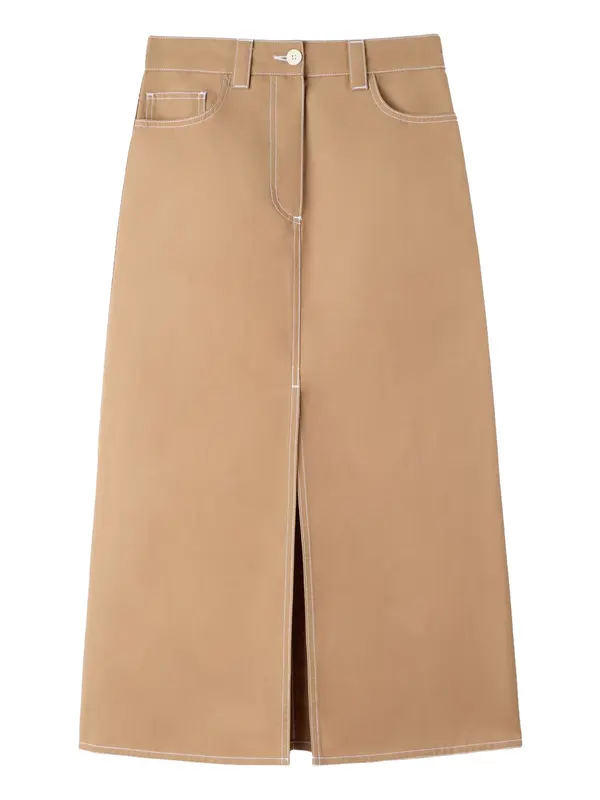 Sunnei Slit Maxi Skirt - Neutrals
