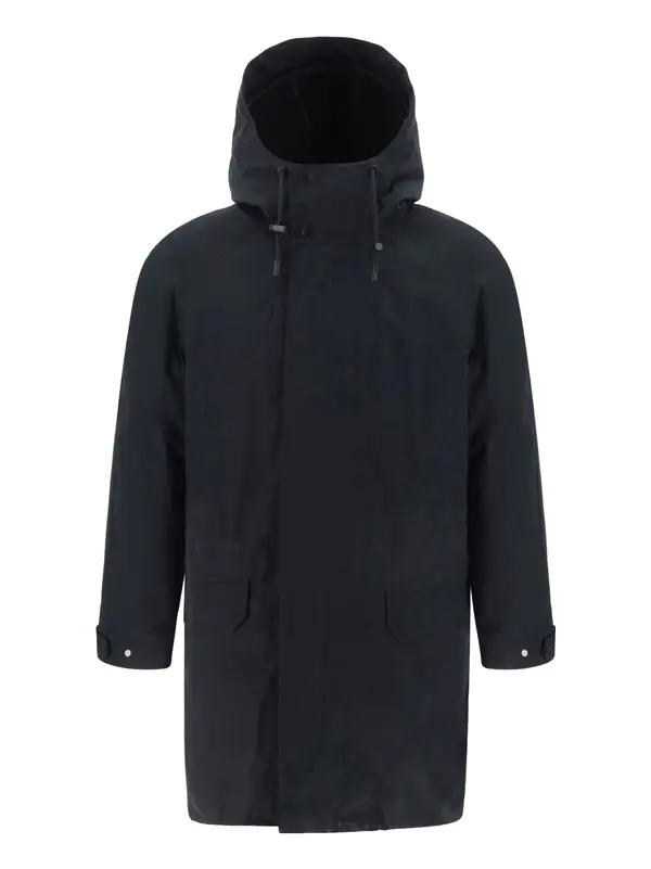 YVES SALOMON Hooded Parka - Black
