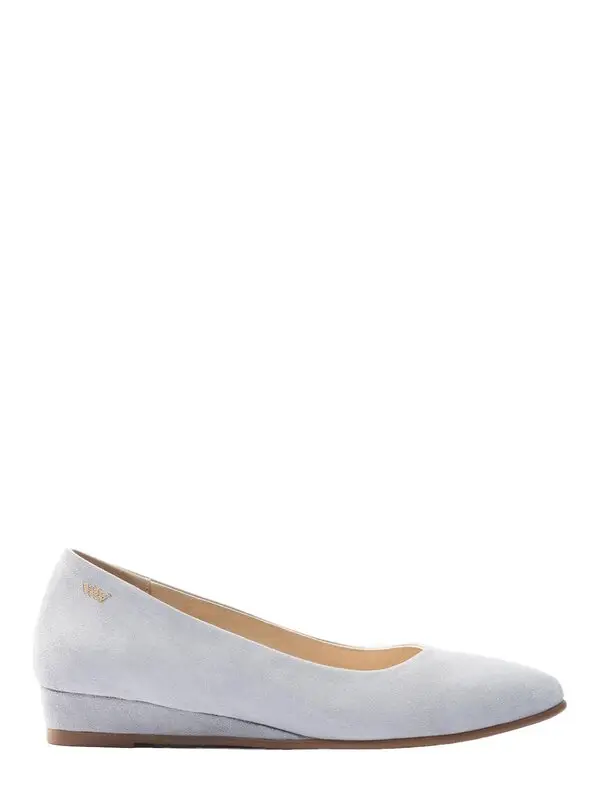 VISCATA Roma Suede Flats - Ash Grey