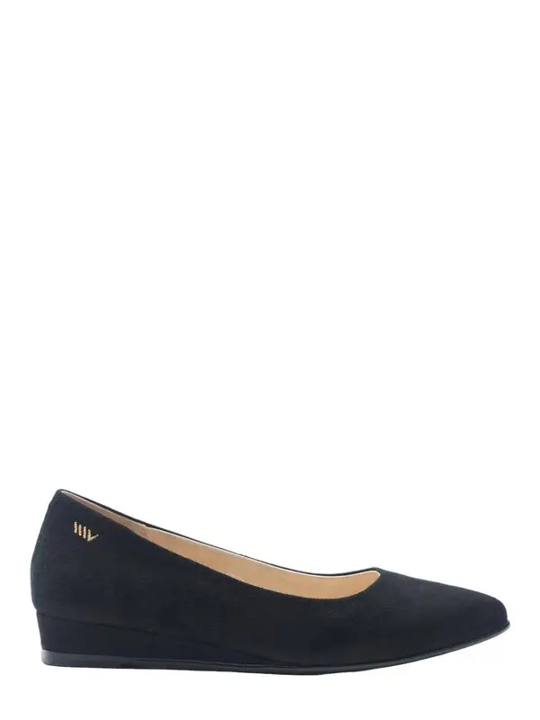 VISCATA Roma Suede Flats - Black