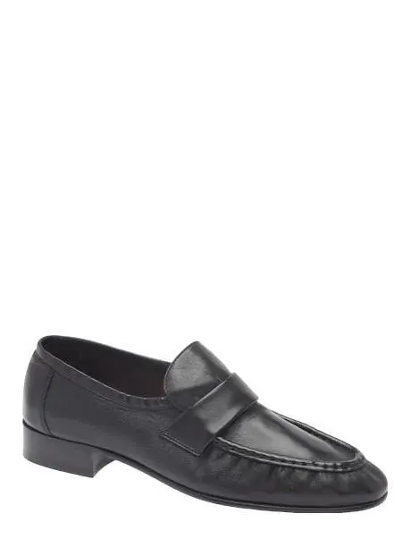 THE ROW Soft Loafer - Black