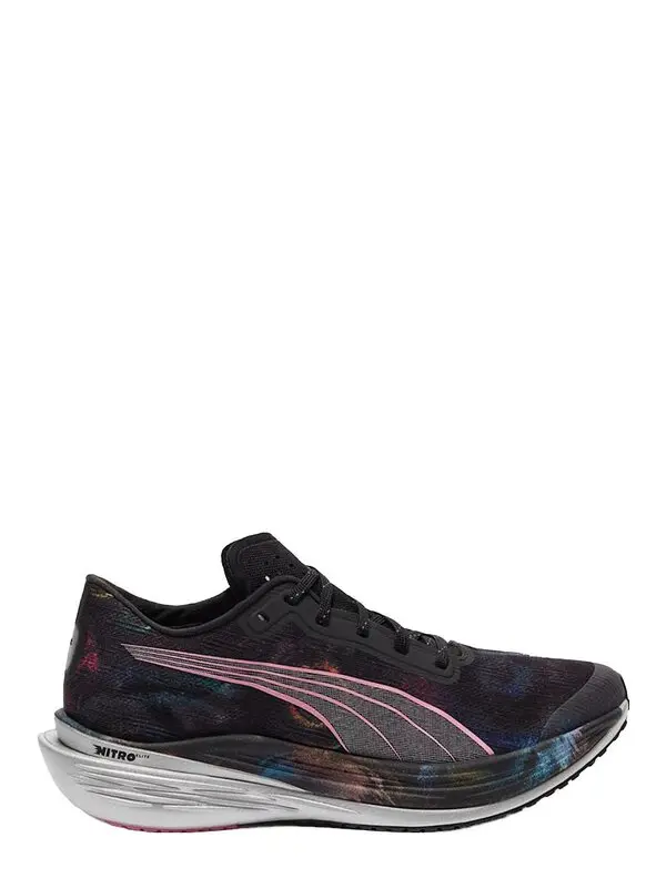 PUMA Deviate Nitro Elite 2 Marathon Series - Black/strawberry Burst/yellow Blaze