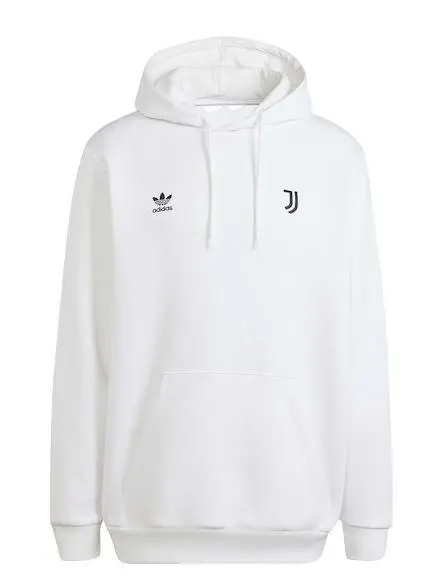 Adidas Juventus Essentials Trefoil Hoodie - White