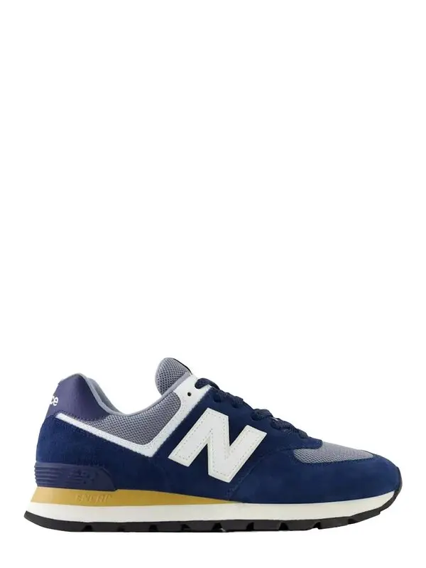 NEW BALANCE 574 Rugged Sneakers - Navy Blue/white