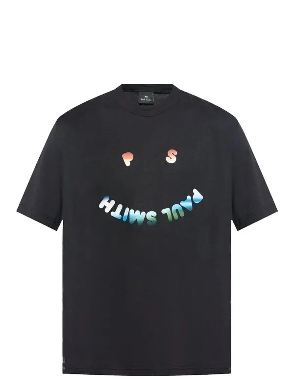 Paul Smith Happy Gradient-print T-shirt - Black